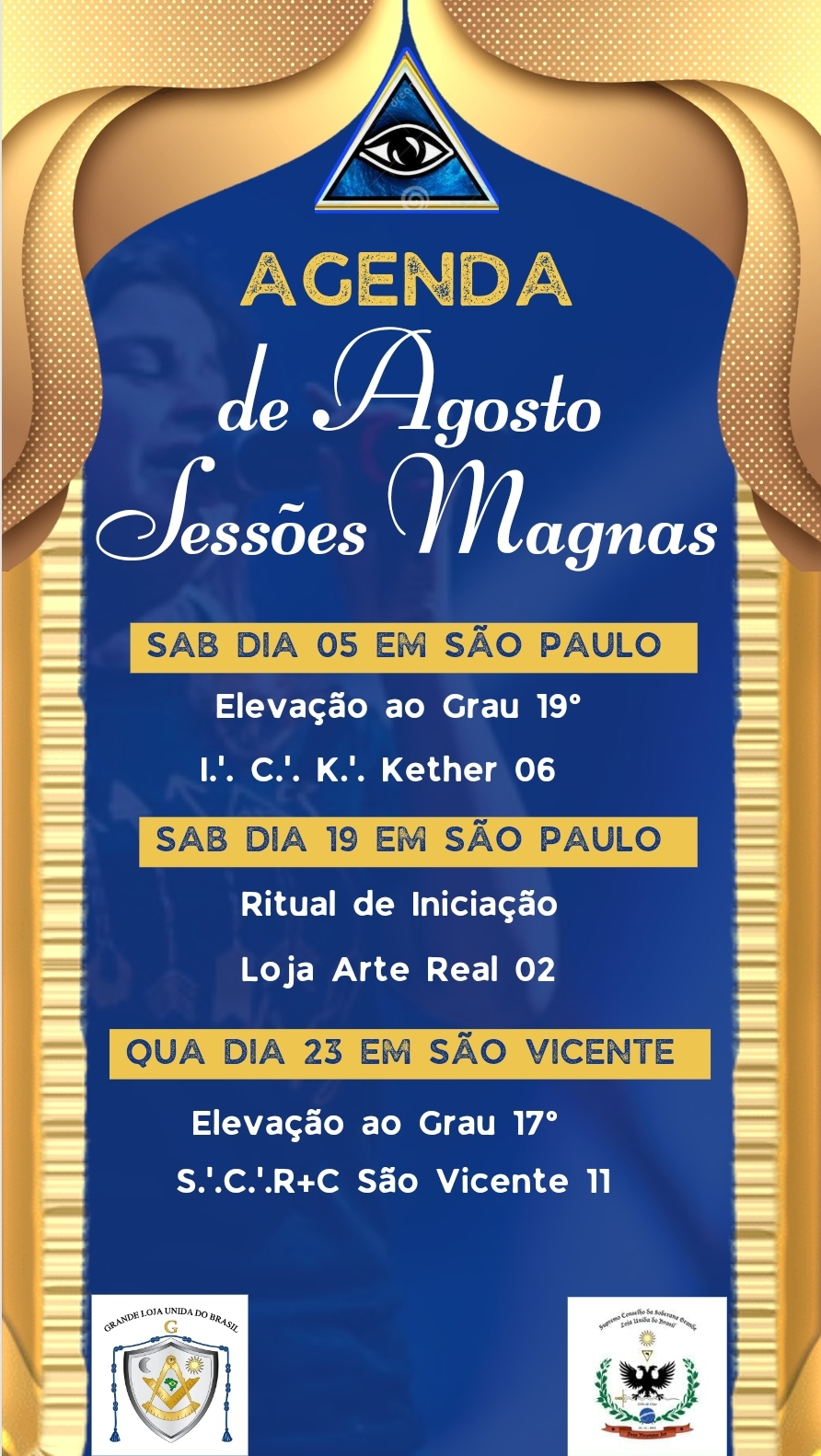 Calendário – GRANDE LOJA UNIDA DO BRASIL